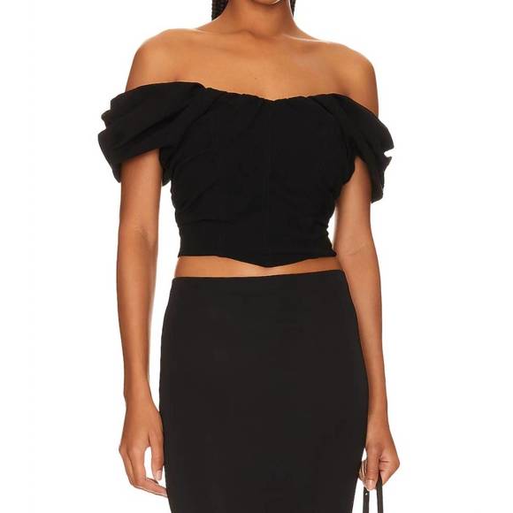 A.L.C. | Tops | New Alc Nora Top In Black | Poshmark